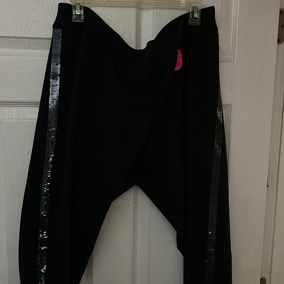 Pants & Jumpsuits | Sequin Trim Pants | Poshmark